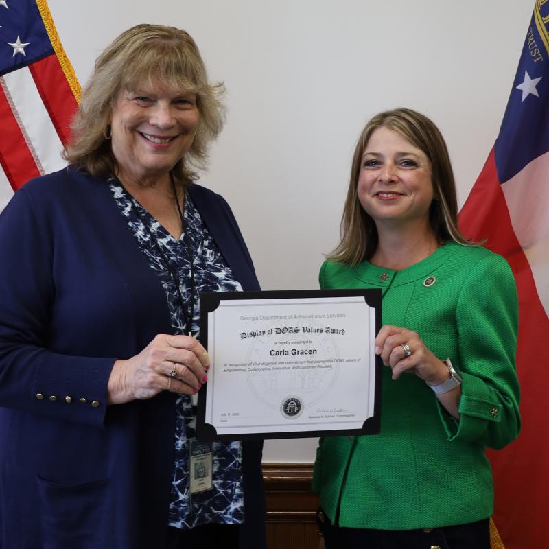 Employee Recognition | Georgia Department of Administrative Services - DOAS