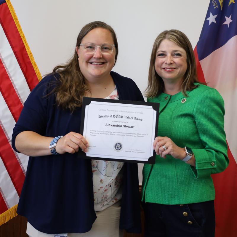 Employee Recognition | Georgia Department of Administrative Services - DOAS